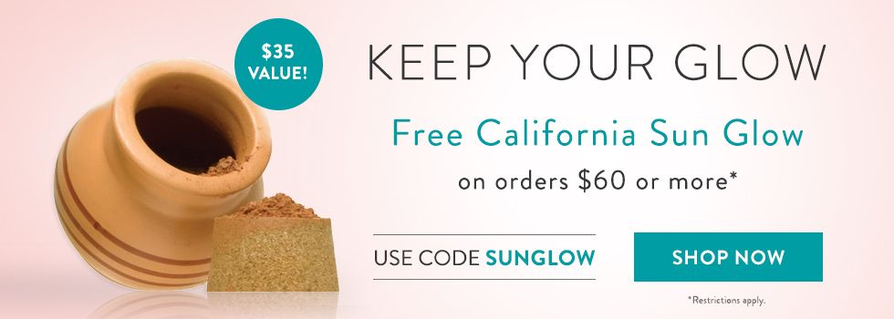 Free California Sun Glow Bronzer with Orders of $60+